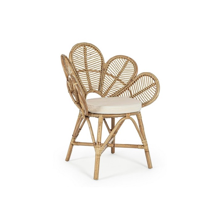 Flores Natural Chair With Armrests A Cushion Designer Armchairs Sofas ...