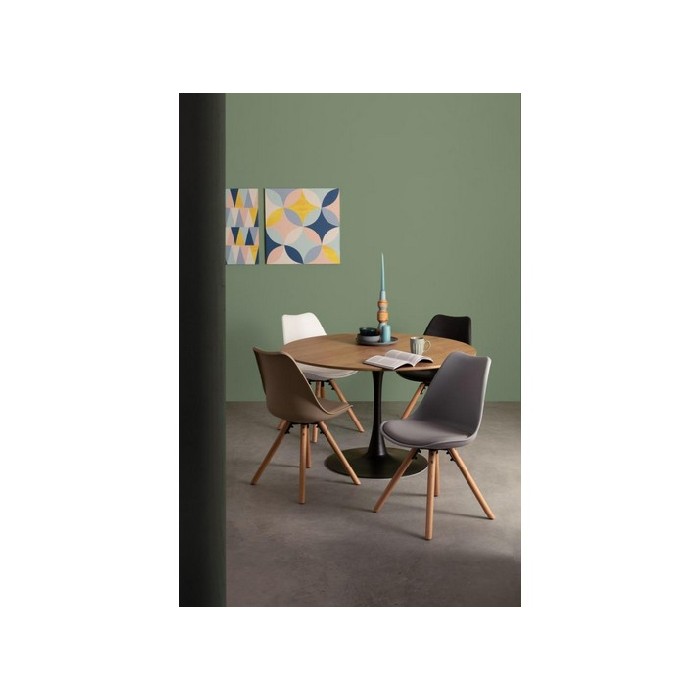 Bizzotto Bloom Round Veneer Top Table D120 Dining Tables Dining - The ...