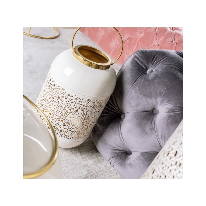 Evan Velvet Pouf Small Seating Accents Living - The Atrium
