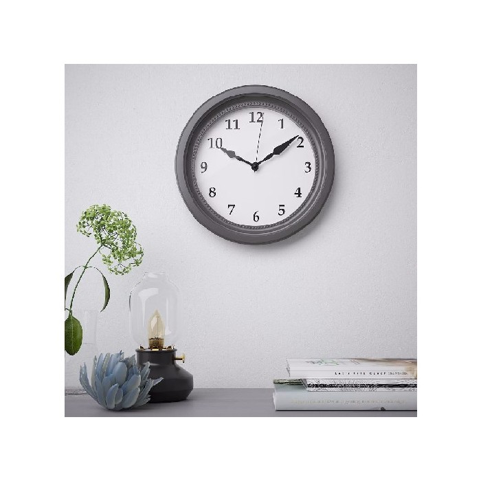 Ikea Sondrum Wall Clock Low Voltagegrey 35Cm Clocks Home Decor - The Atrium