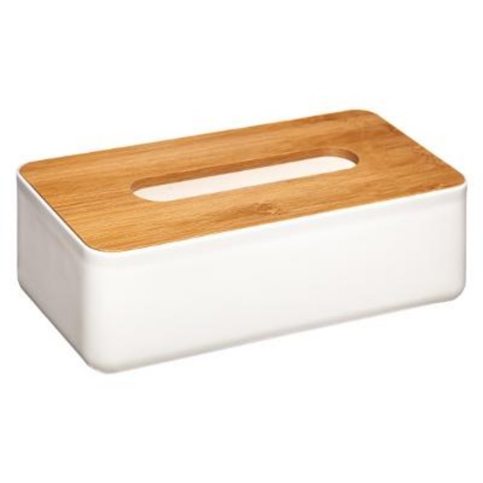 Five Simply Smart Tissue Box Natureo White Bathroom Accessories ...