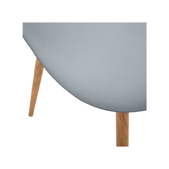 Atmosphera Taho Chair With Metal Legs And Grey Pp Shell Dining Chairs ...