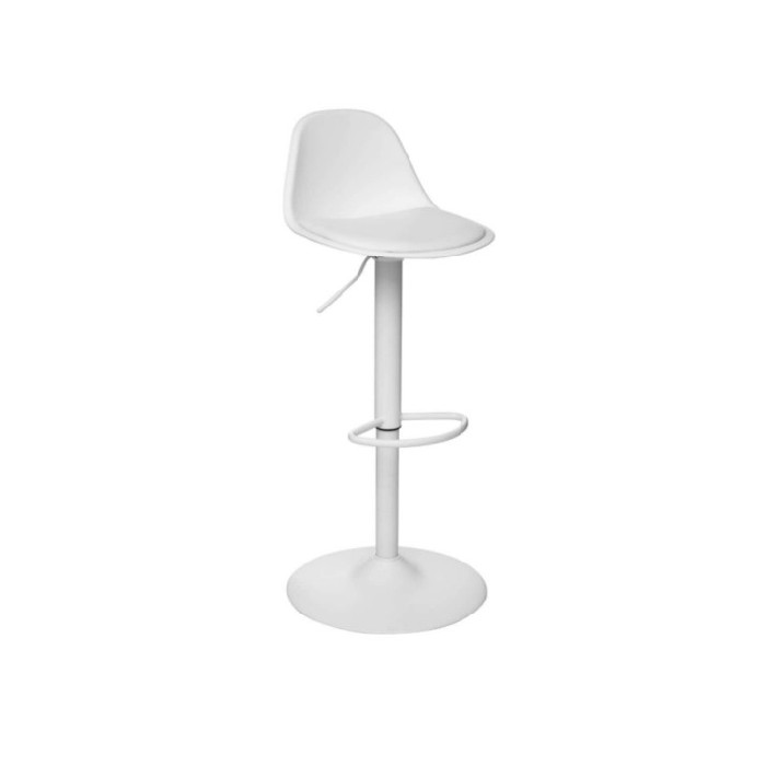 Aiko Wht Adj Pp Bar Chair Dining Stools Dining - The Atrium
