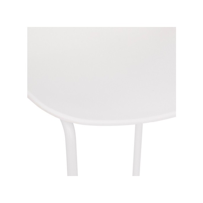 Otac Counter Stool With Tubular Metal Frame And White Pp Seat Dining ...