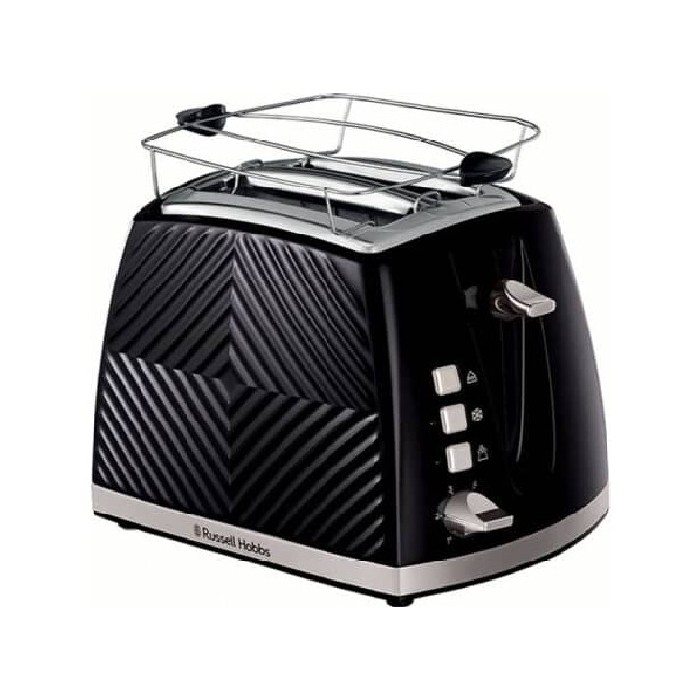 Russell Hobbs Toaster 2 Slice Groove Black Toasters Small Appliances ...