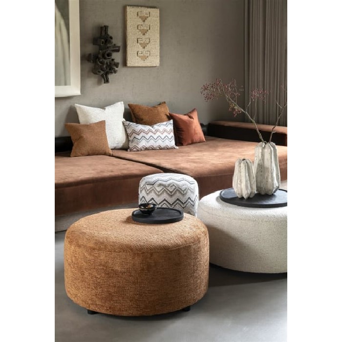 Coco Maison Beautiq Lush Pouf Around 42Cm 50355 Ant Seating Accents ...