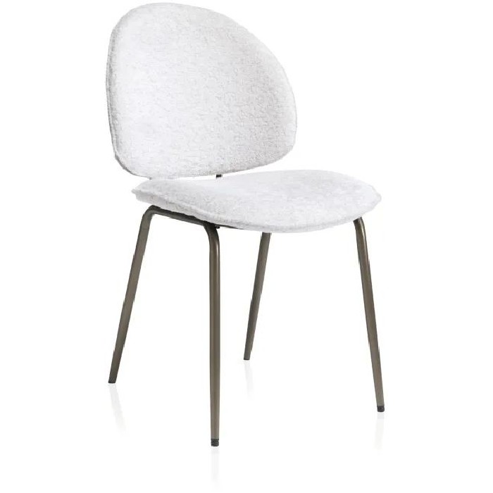 Dining Chair Kjel Champagne Frame Cream Dining Chairs Dining - The Atrium
