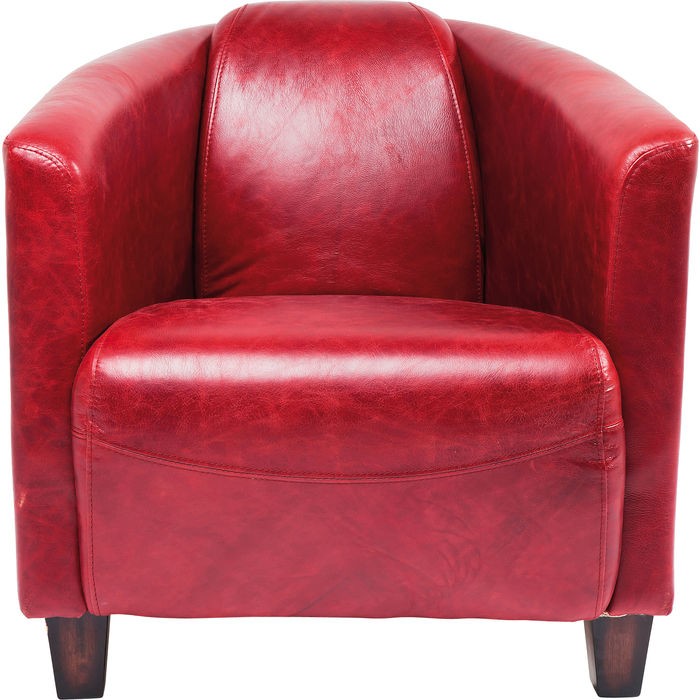 Kare Cigar Armchair Lounge Red Designer Armchairs Sofas - The Atrium