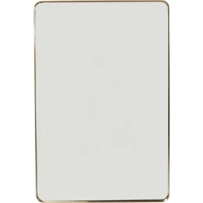 Kare Mirror Curve Rectangular Brass 120Cm X 80Cm Mirrors Home Decor ...