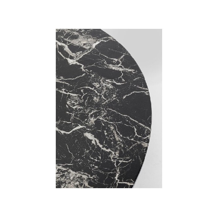 Kare Table Schickeria Marble Black Dia110cm Dining Tables Dining - The ...