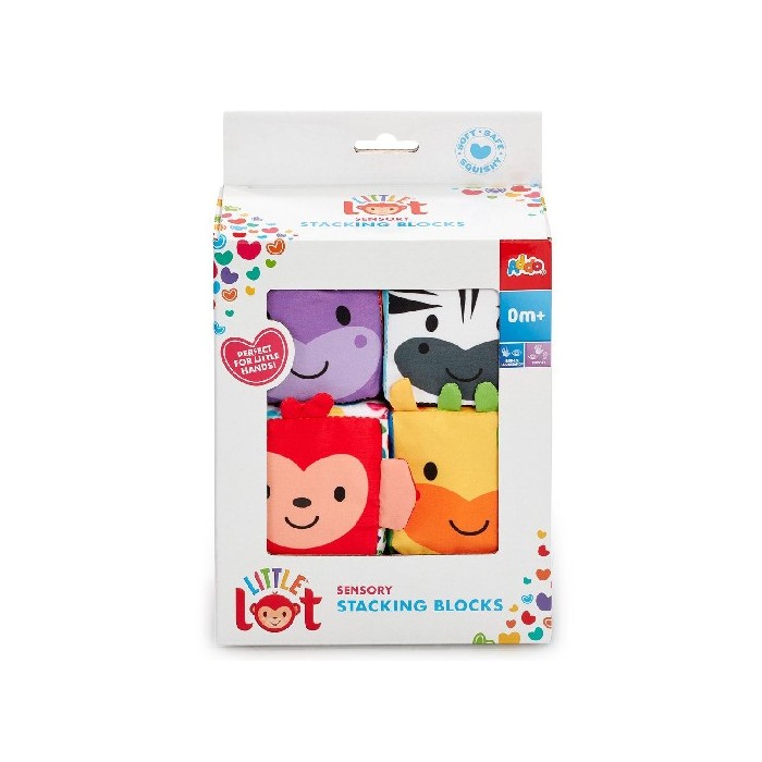 Addo Games Little Lot Sensory Soft Stacking Blocks Toys Other - The Atrium