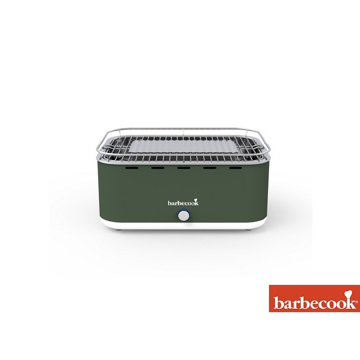 Barbecook Carlo Charcoal Table Grill Army Green Charcoal Grills Smokers ...