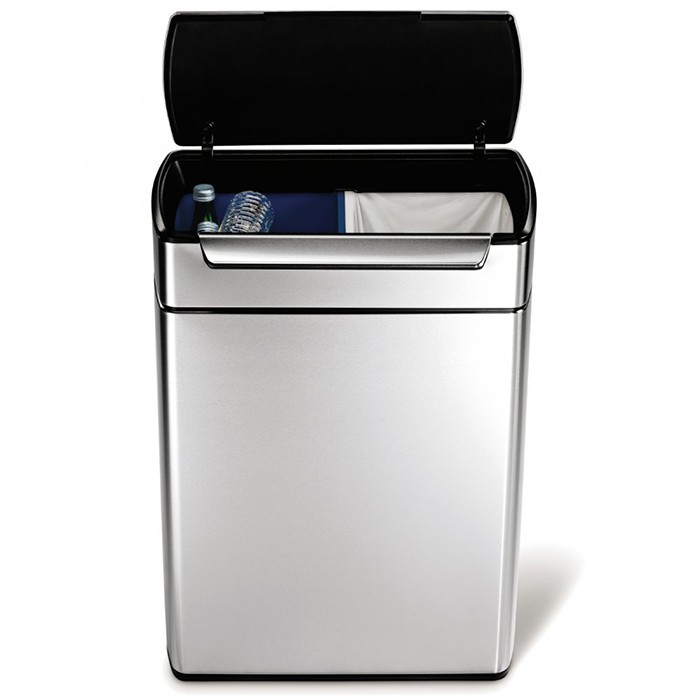 Recycler Touch Bar Bin 48 Litres Bins Liners Household Goods - The Atrium