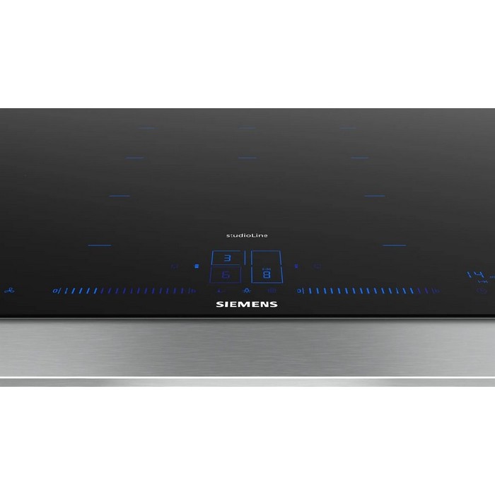 Siemens Iq700 Studioline 80Cm Flexinduction Hob Black Hobs White Goods ...