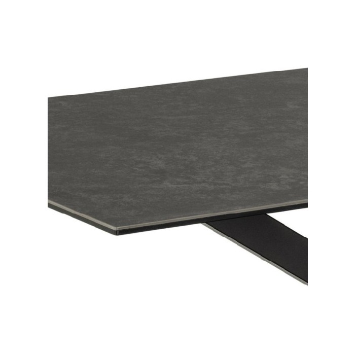 Heaven Dining Table 160X90 Ceramic Black Top Dining Tables Dining - The ...