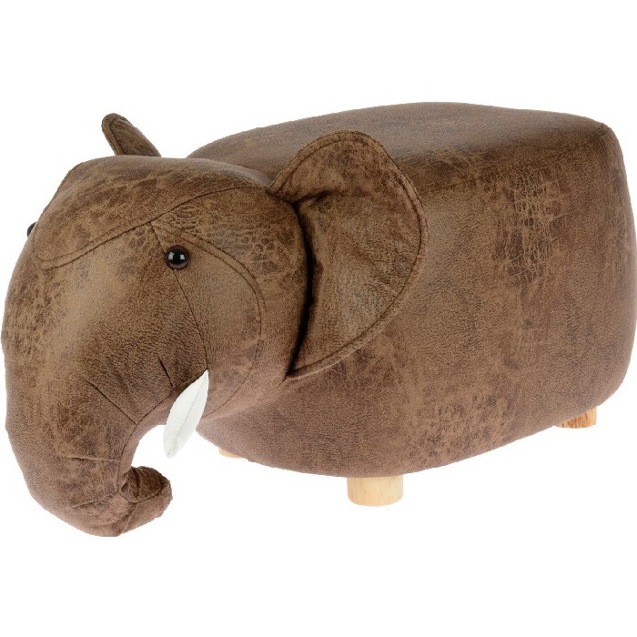 Elephant Stool On 4 Pinewood Legs Kids Accessories Deco Other - The Atrium