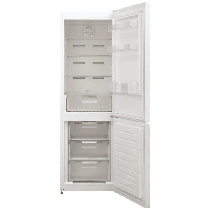 Promo Ignis Freestanding Fridge Freezer Silver Refrigeration White ...