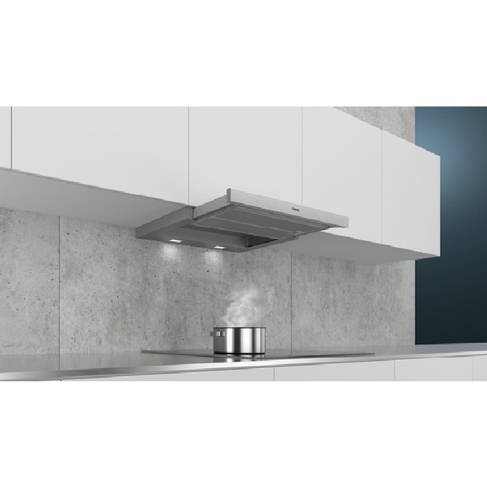 Siemens Iq300 Telescopic Cooker Hood 60 Cm Silver Metallic Hoods White ...