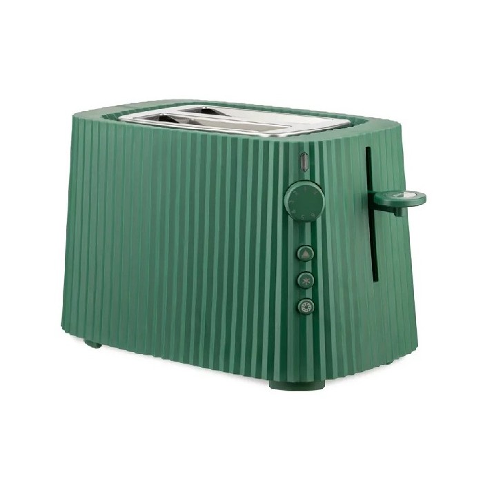 Alessi Plisse' Toaster Green Toasters Small Appliances - The Atrium