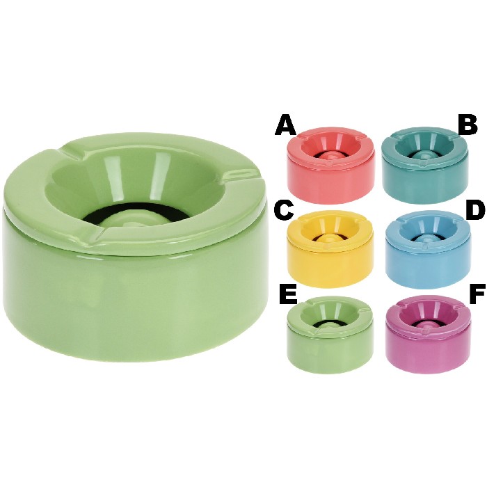 Ashtray Dolomite 12Cm X H6cm 6 Assorted Miscellaneous Tableware ...