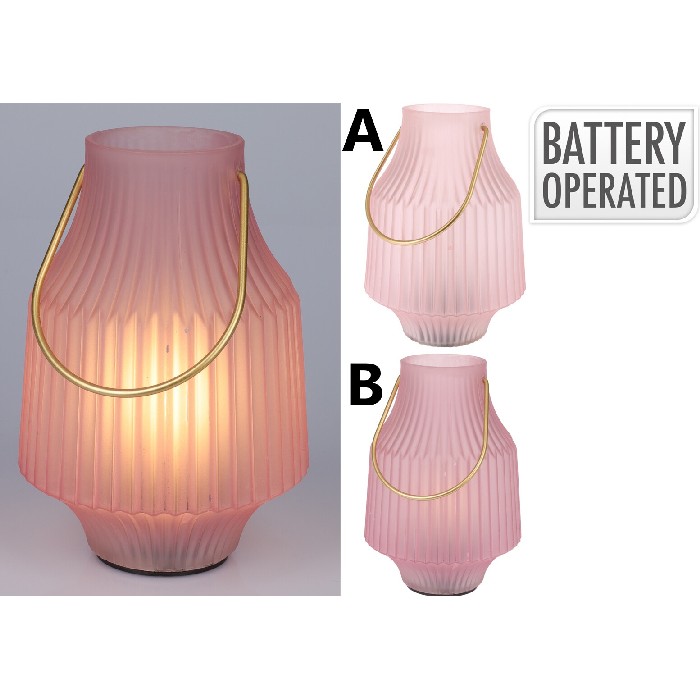 Table Lamp 14Cm X 20Cm 2 Assorted Colour Table Lamps Lighting - The Atrium